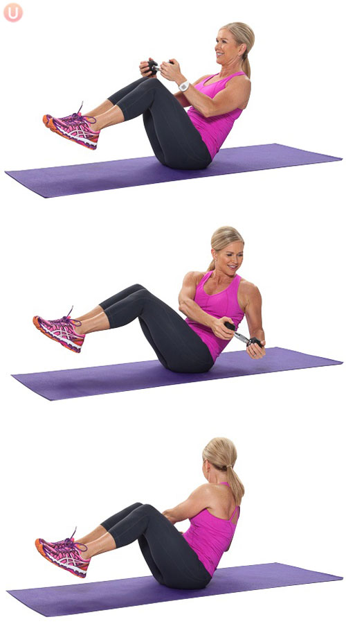 How To Russian Twist For Flat Abs Variations Routine Ideas 