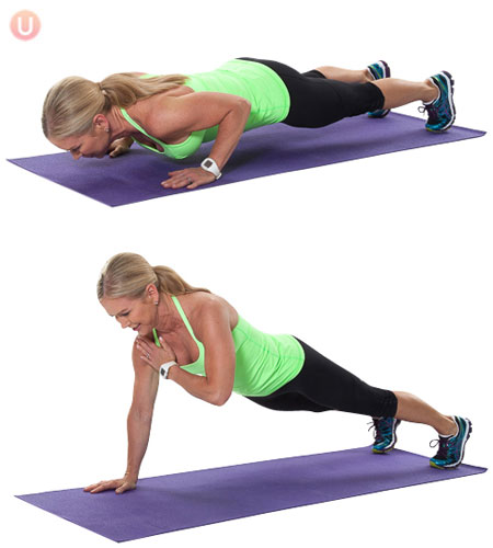 How To Do Shoulder Tap Push Up How To Do Shoulder Tap Push Up
