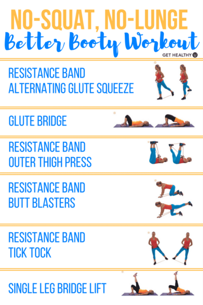 No-Squat, No-Lunge Booty Workout