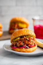 Healthy Crockpot Pulled Pork (Slow Cooker Recipe) - Get Healthy U ...